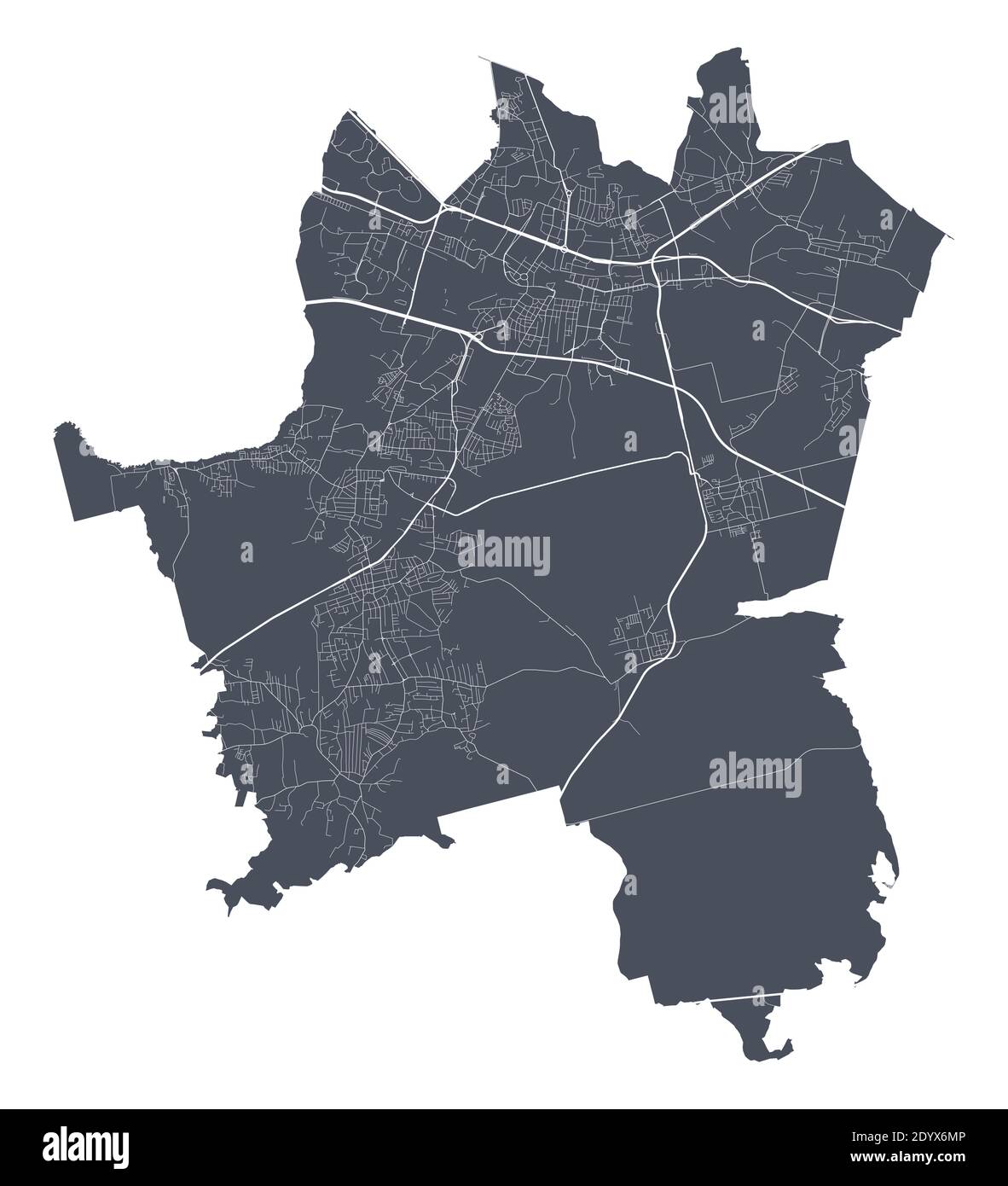 Plan de katowice Banque d'images détourées - Alamy