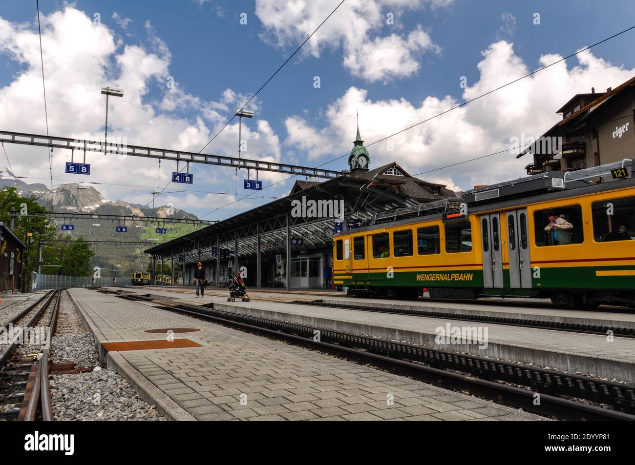 La gare de wengen Banque de photographies et d’images à haute ...