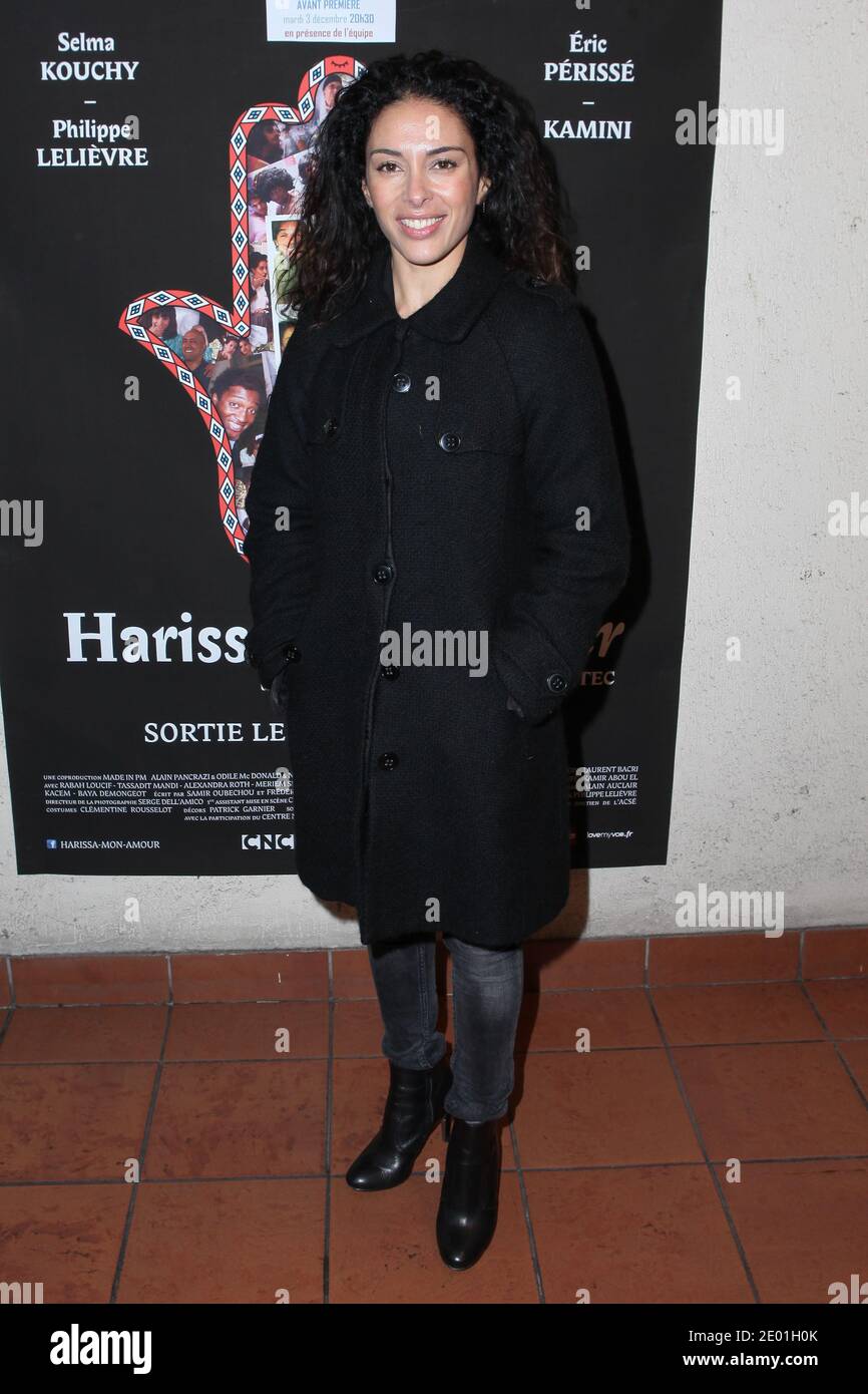 Selma Kouchy assiste à la première du film Harissa mon Amour qui a eu ...