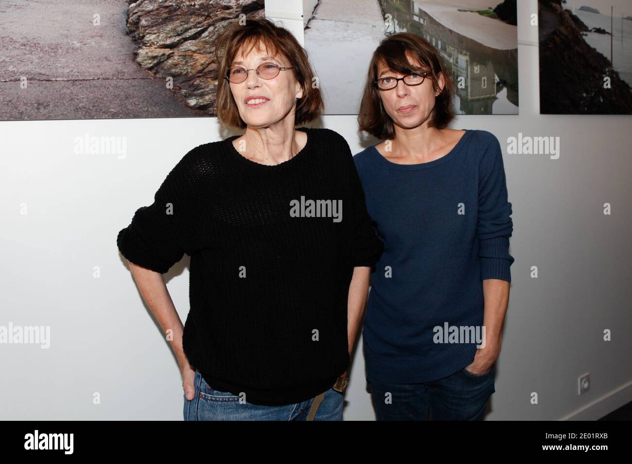 Photo de dossier de Jane Birkin et de sa fille Kate Barry posant à l ...