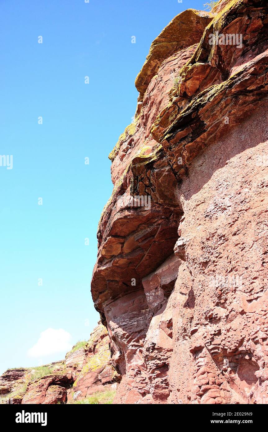 Massif rocheux de grès rouge Banque de photographies et d’images à ...