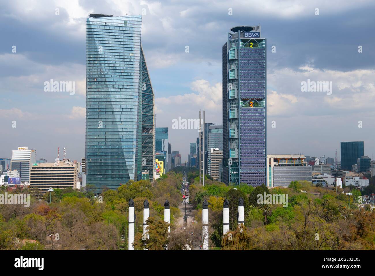 La torre de chapultepec Banque de photographies et d’images à haute résolution - Alamy