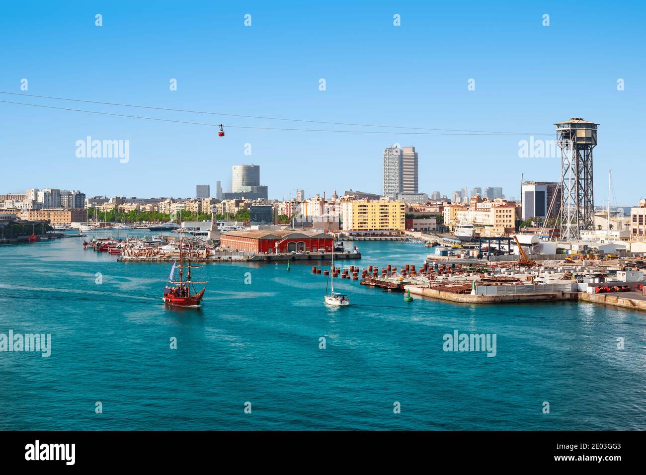 Barcelone port de croisière Banque de photographies et d’images à haute ...