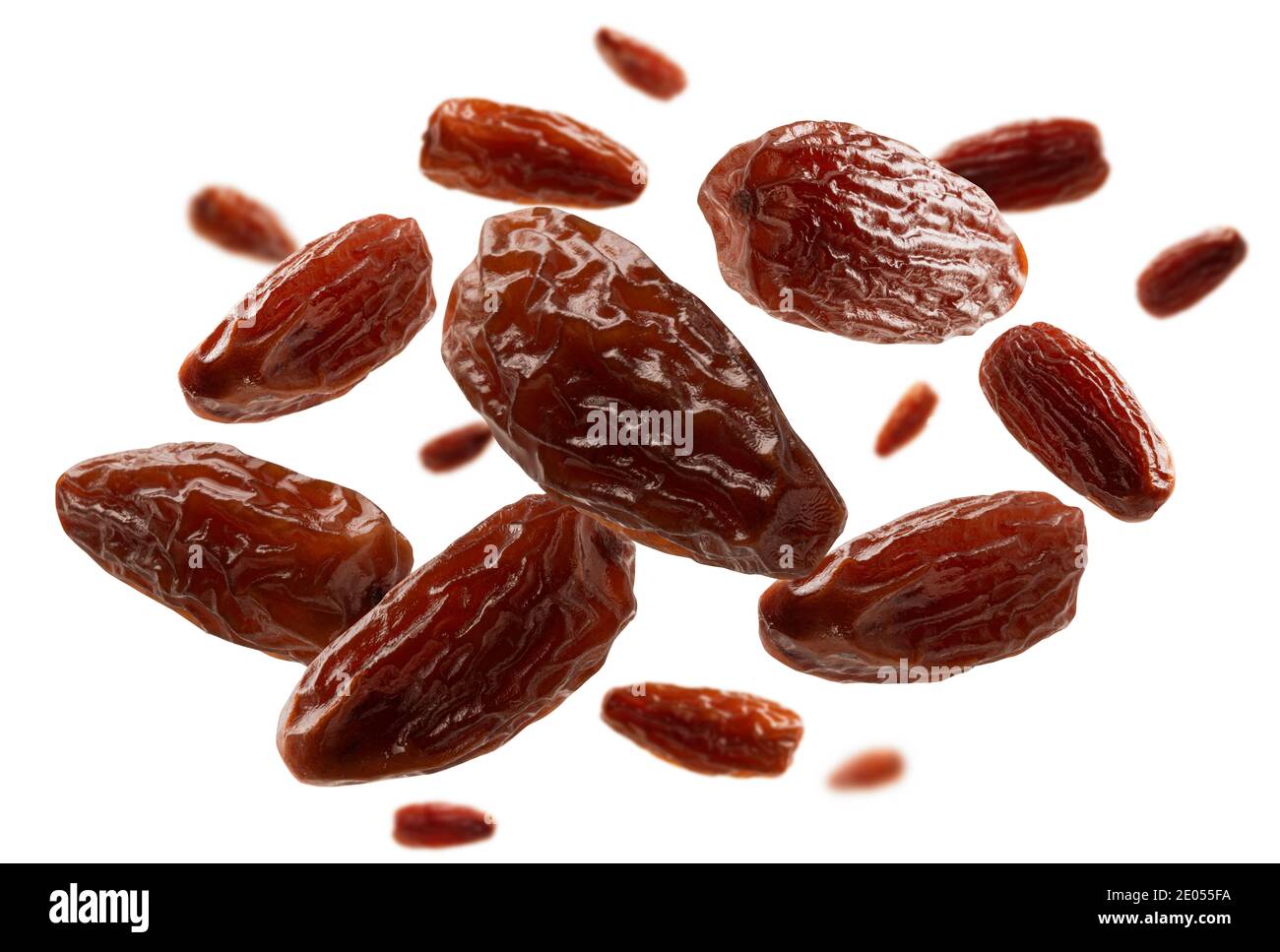 Les dattes séchées sont levées sur fond blanc Photo Stock - Alamy
