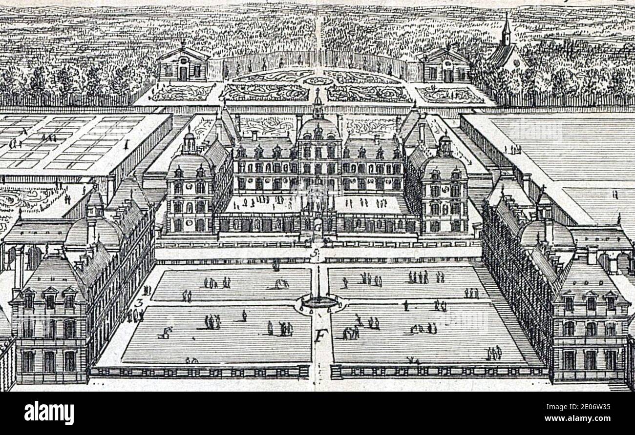 Le magnifique chateau de richelieu Banque de photographies et d’images ...