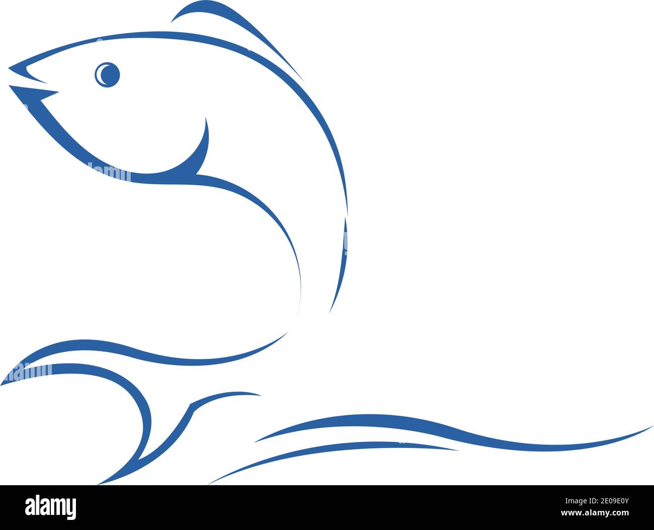 Modèle de logo poisson icône vecteur illustration design Image ...