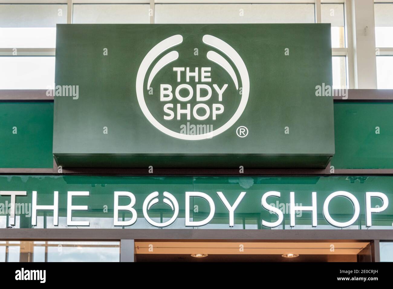 The body shop logo Banque de photographies et d’images à haute ...