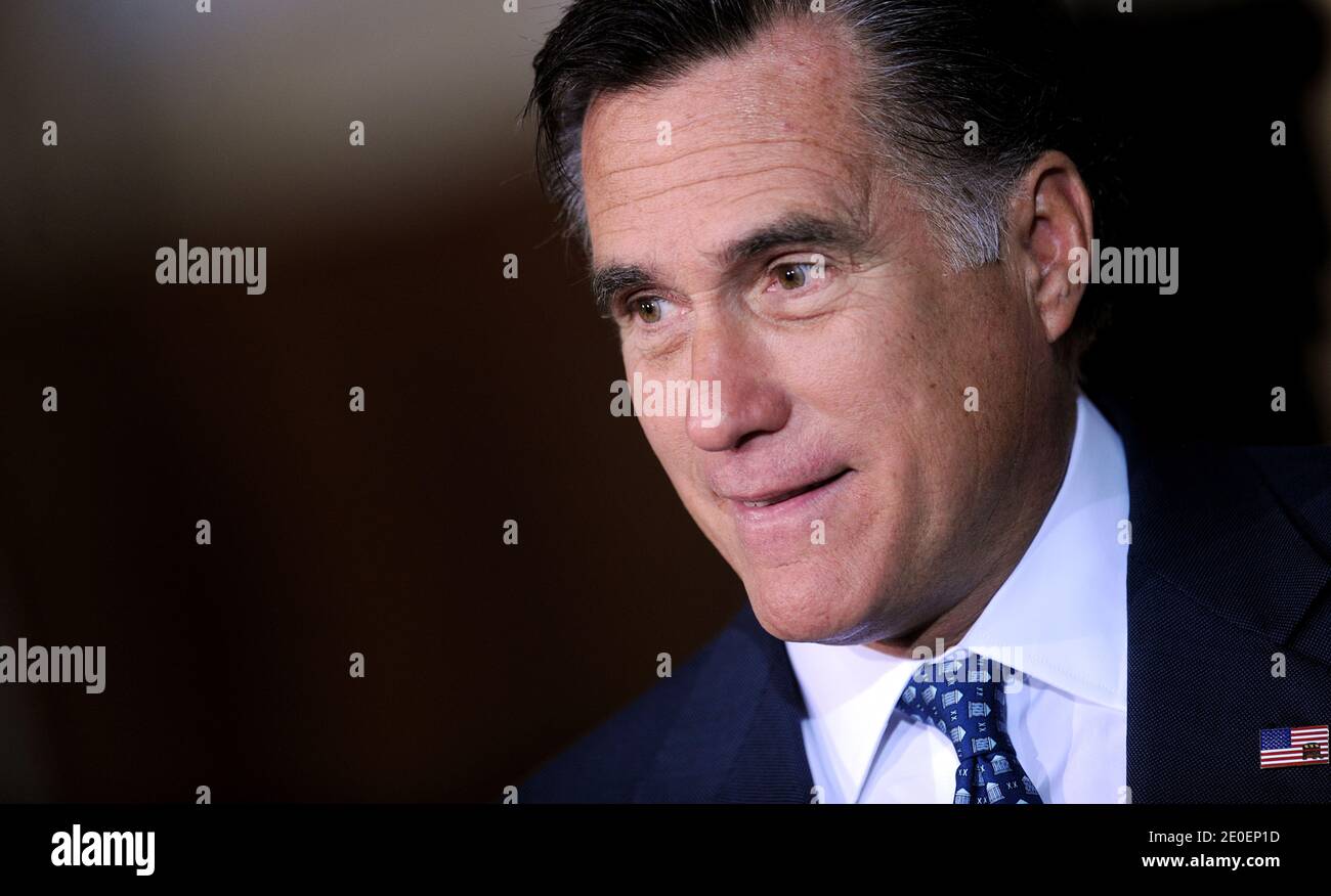 Candidat républicain à la présidence, ancien Gov du Massachusetts. Mitt ...