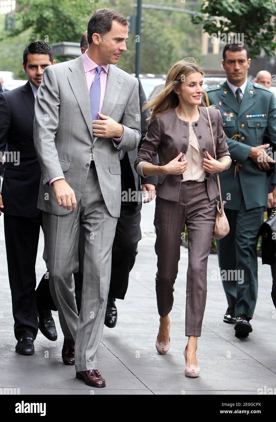 Prince felipe d'espagne et sa femme Banque de photographies et d’images ...