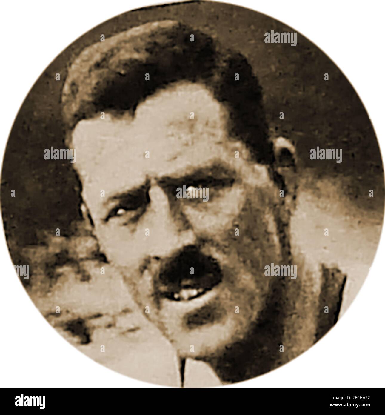 Un portrait précoce d'Ernest Barry, rameur et champion britannique de ...