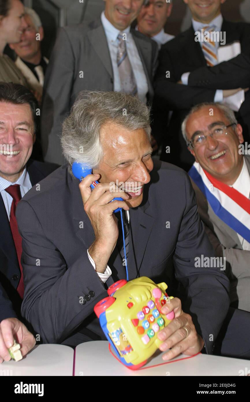 L'ancien Premier ministre et candidat à la présidence Dominique de ...