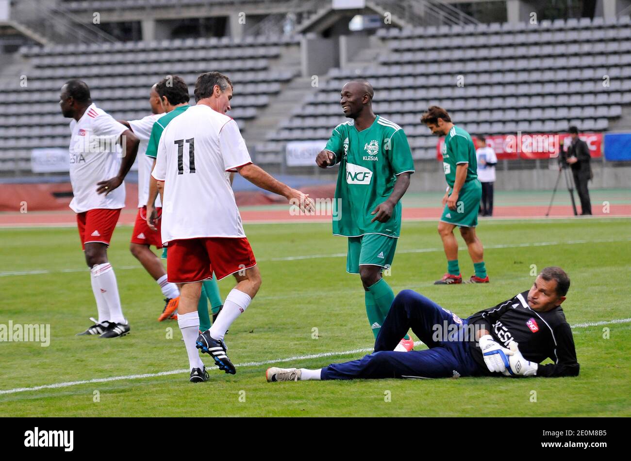 Claude Makelele lors d'un match de gala, d'un match de Gala, d'un club ...