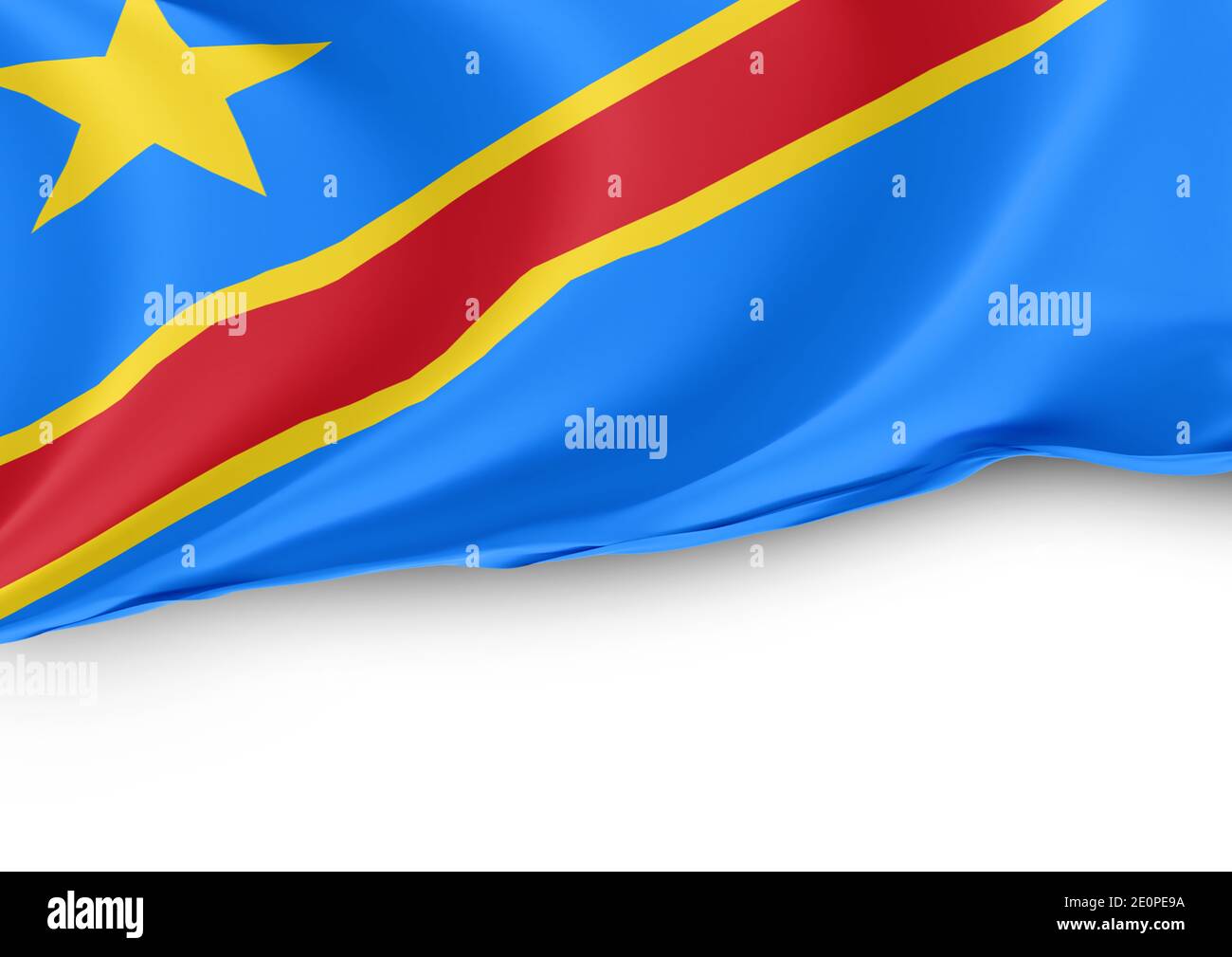 République démocratique du drapeau du congo Banque de photographies et ...