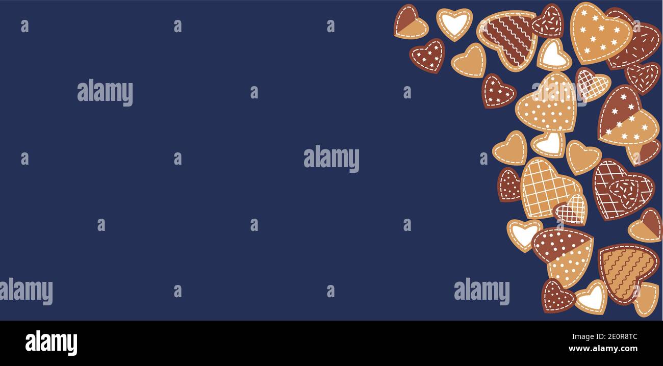 Coeur brun brillant Banque d'images vectorielles - Alamy