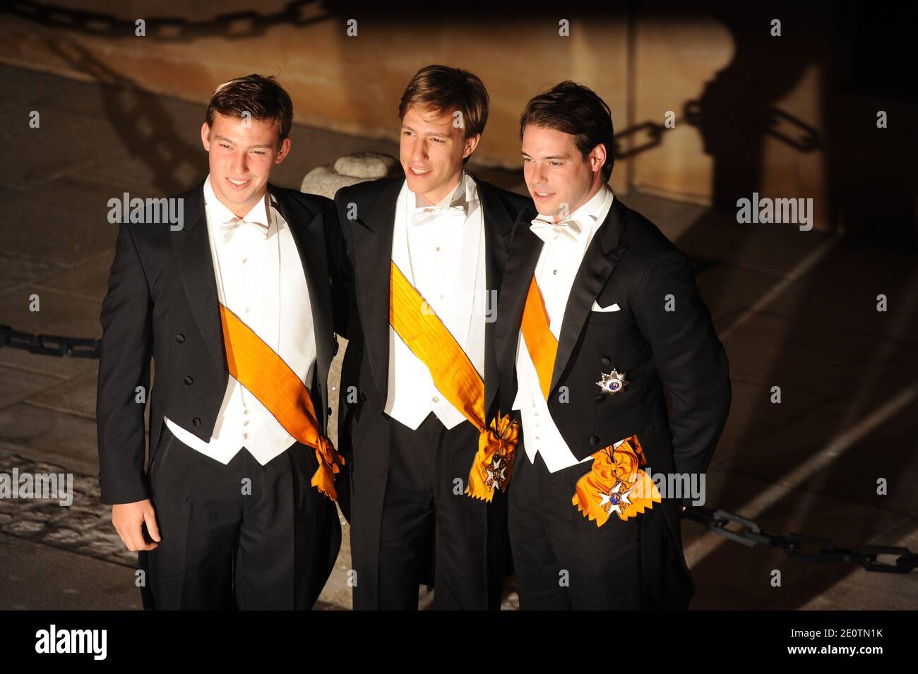 Le Prince Sebastian de Luxembourg, le Prince Louis de Luxembourg et le ...