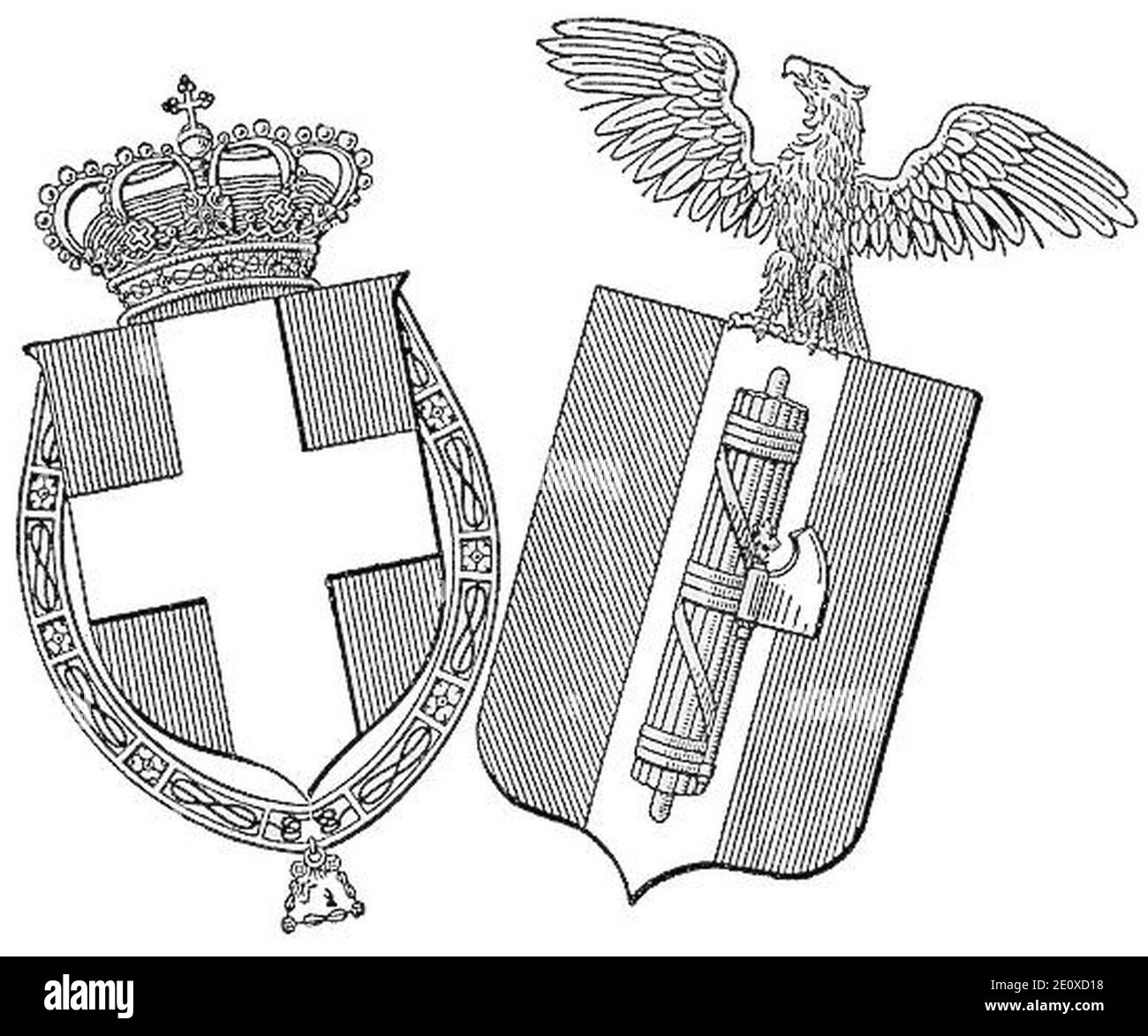 Armoiries du royaume d'italie Banque de photographies et d’images à ...
