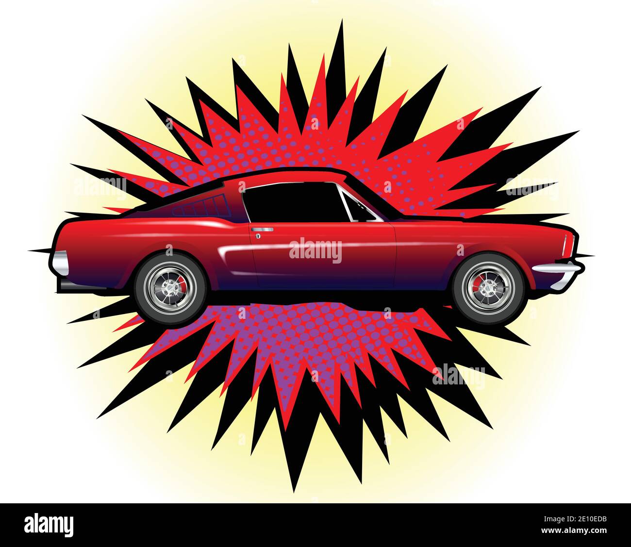 Humour de voiture Banque d'images vectorielles - Alamy