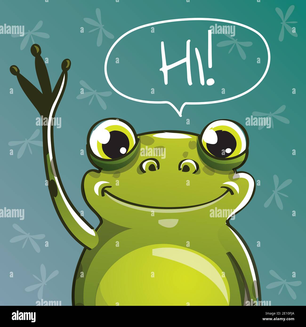 Cartoon cute frog illustration Banque d'images vectorielles - Page 2 ...