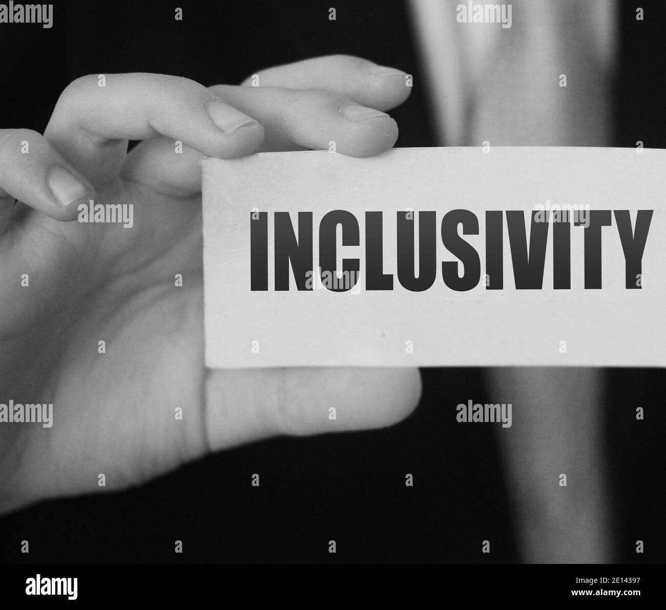 Inclusion social Banque d'images noir et blanc - Alamy