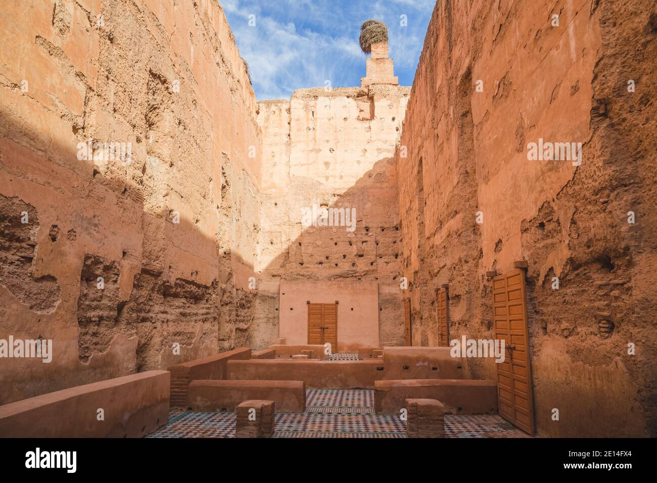16th century el badi palace Banque de photographies et d’images à haute ...