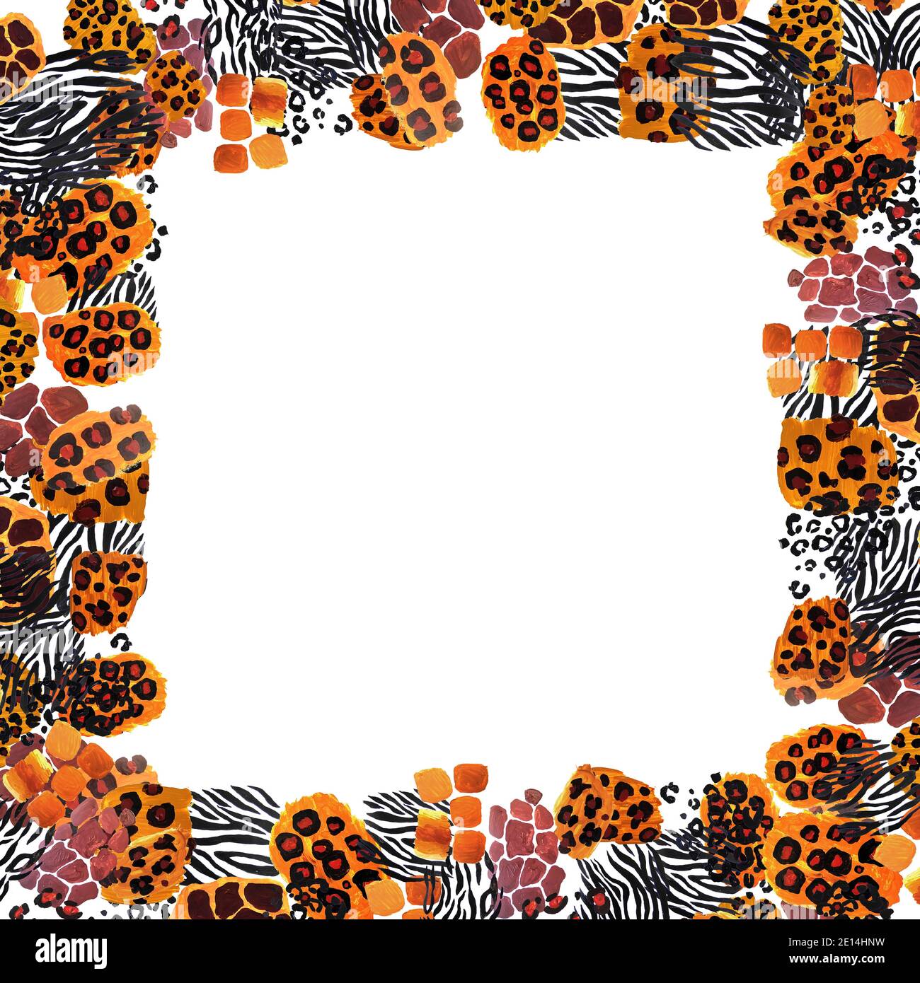 Bordure en cuir de serpent marron Banque de photographies et d’images à ...