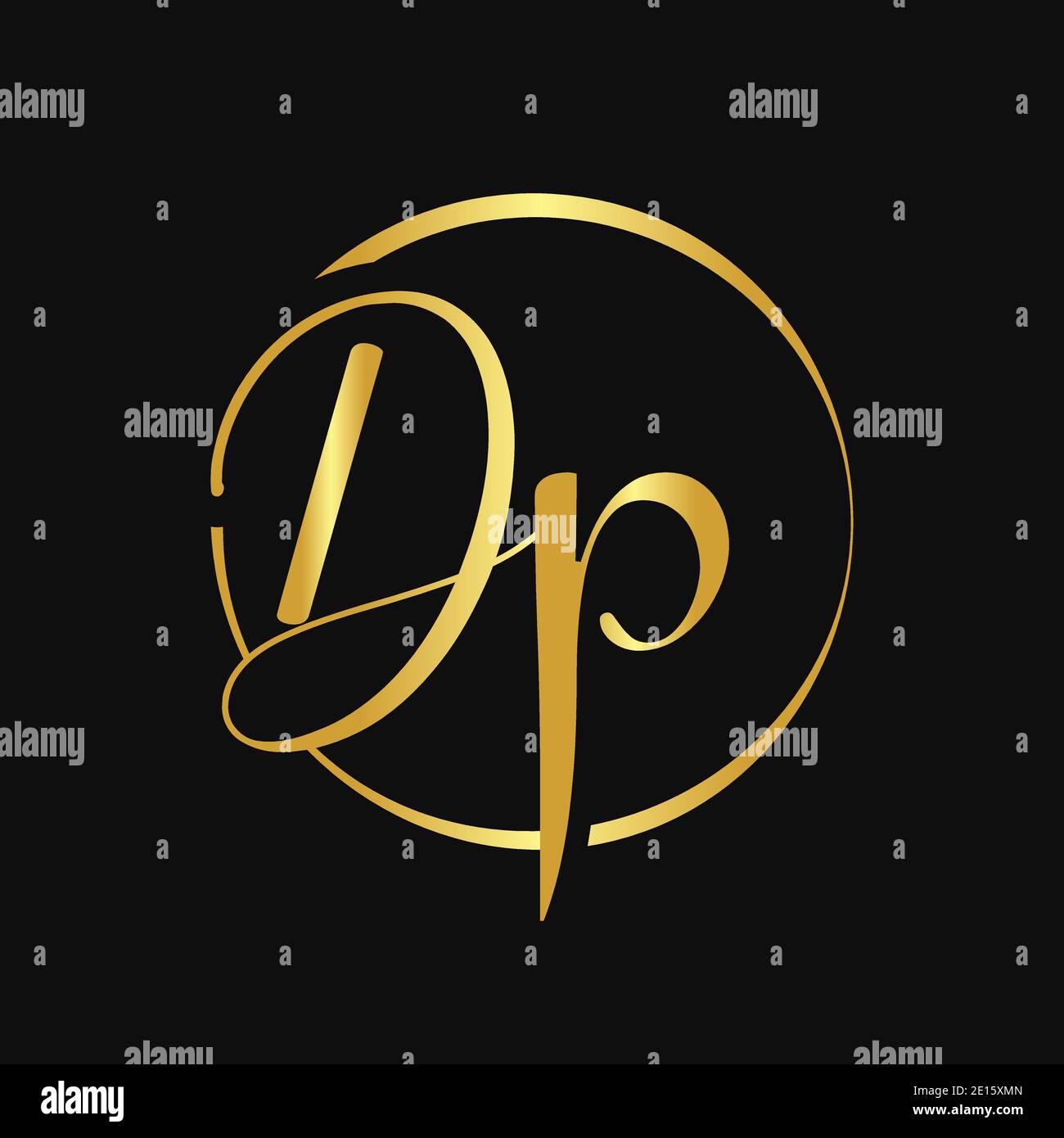 Logo dp initial Banque de photographies et d’images à haute résolution ...