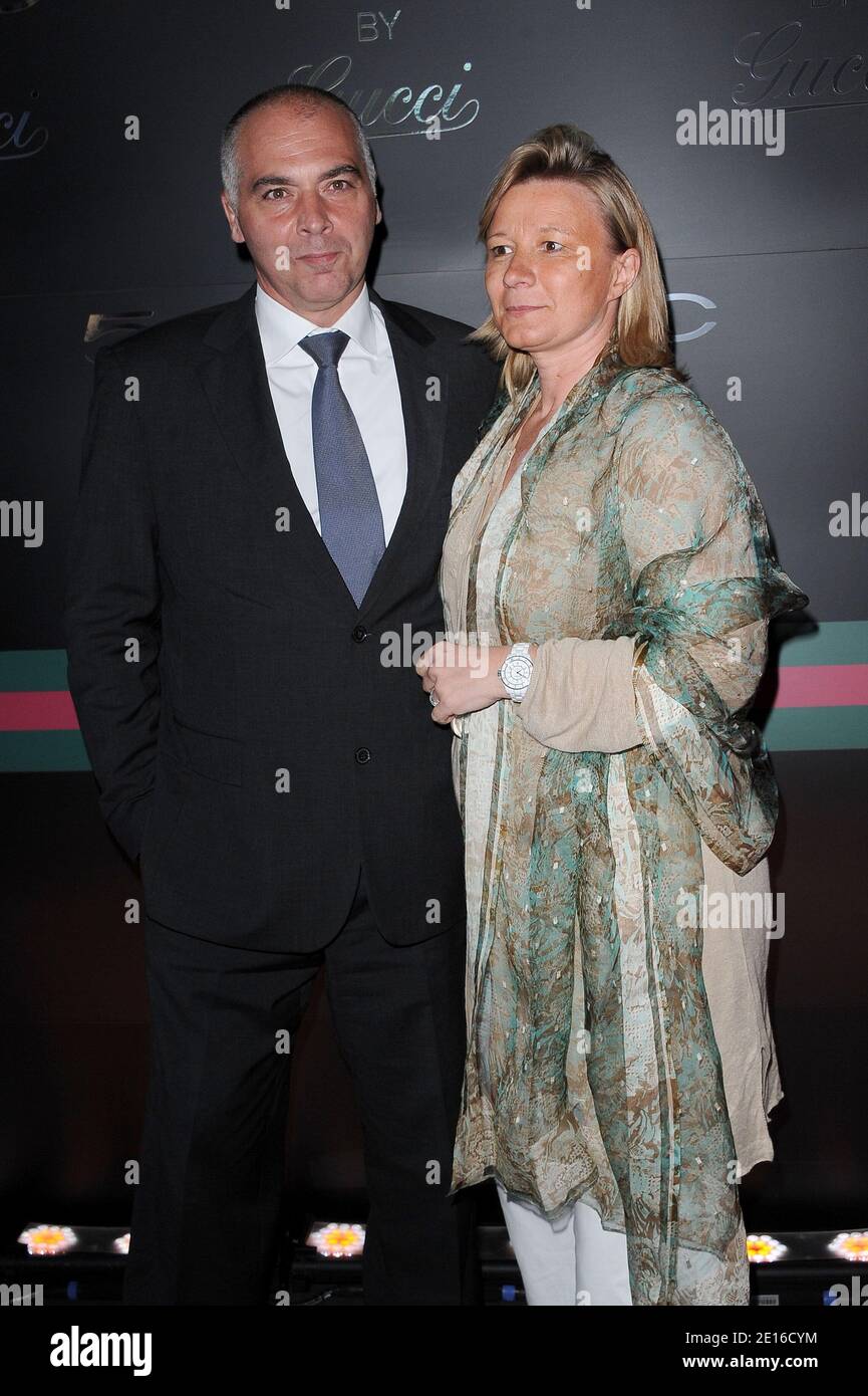 Christophe Bertoncini (Directeur général de Fiat France) et son épouse ...