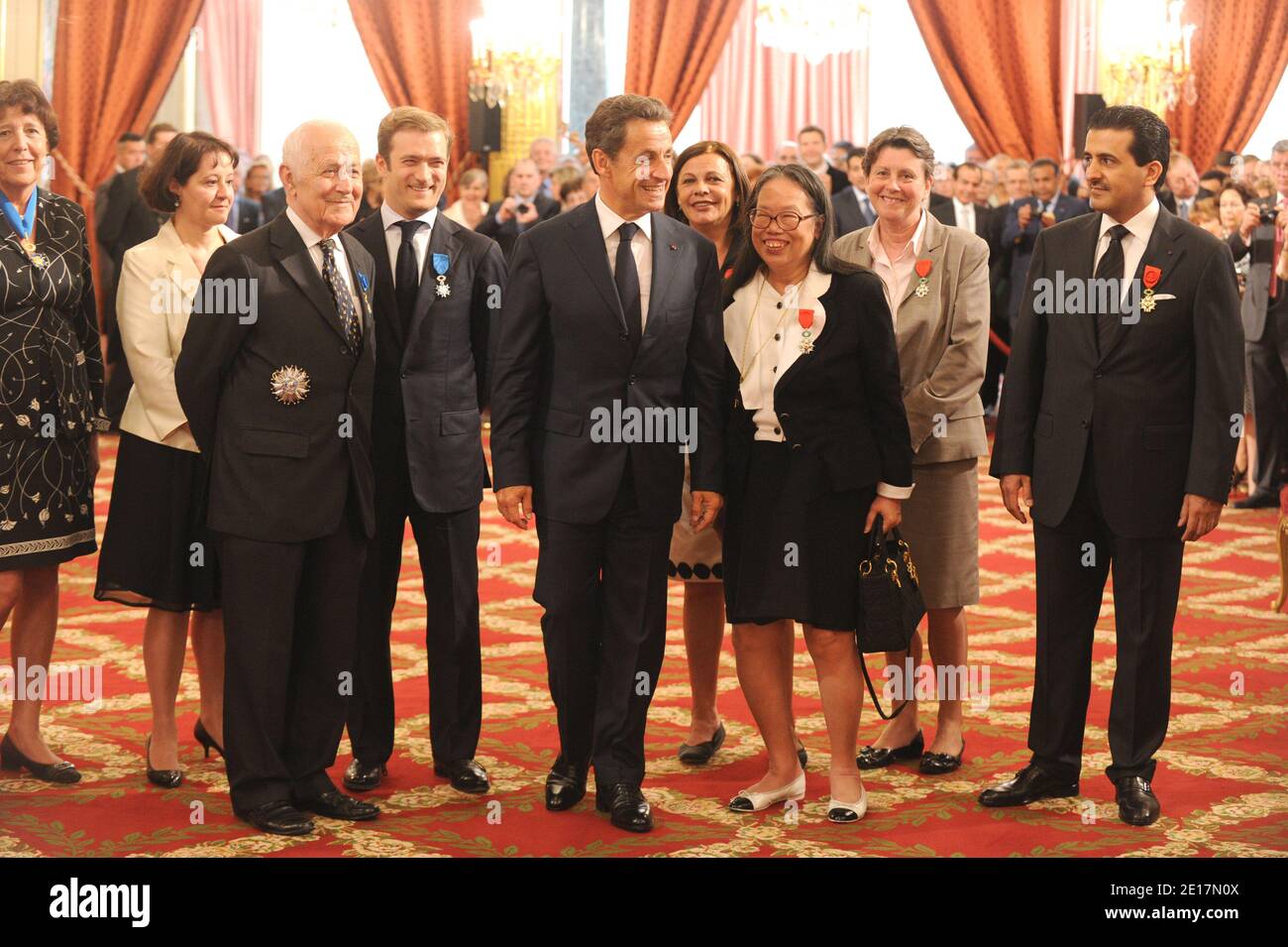De gauche à droite : Yolla Abou-Haidar, Jacques Caen, Renaud Capucon ...