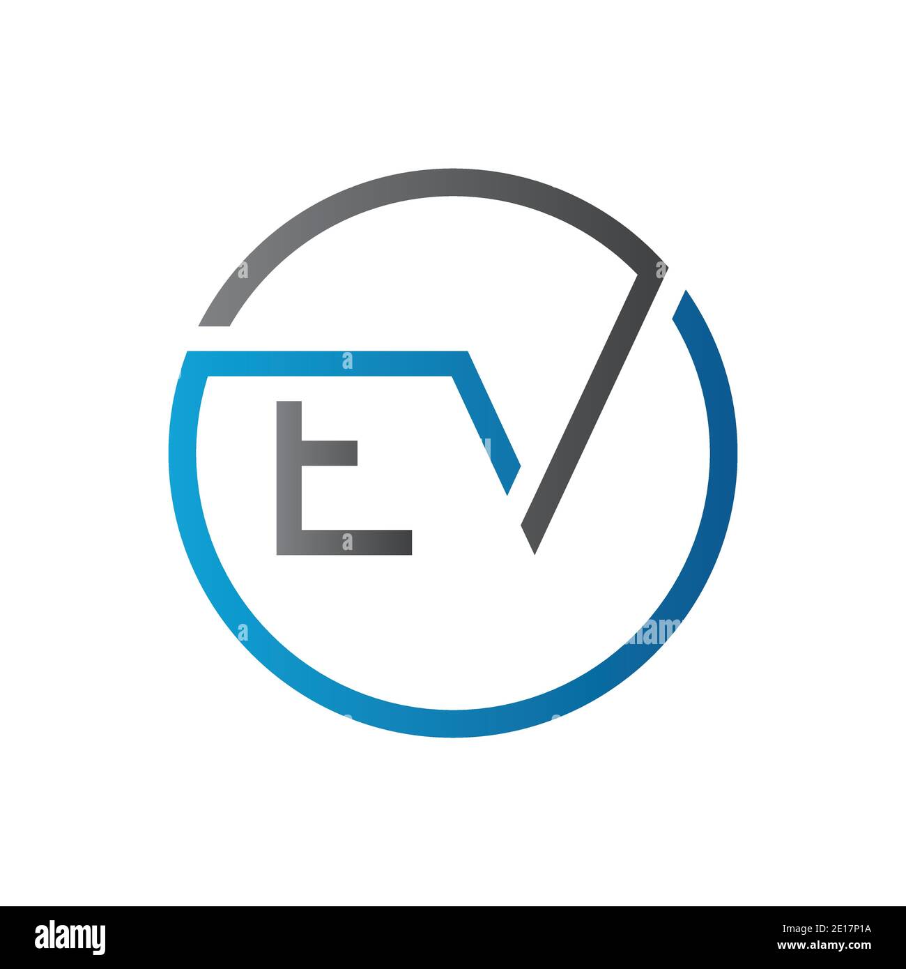 Logo de lettre ev Banque de photographies et d’images à haute ...