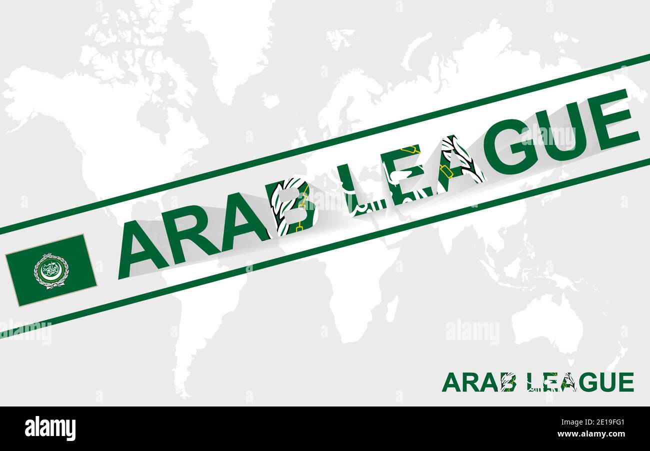 Drapeau de la ligue des etats arabes Banque d'images vectorielles - Alamy