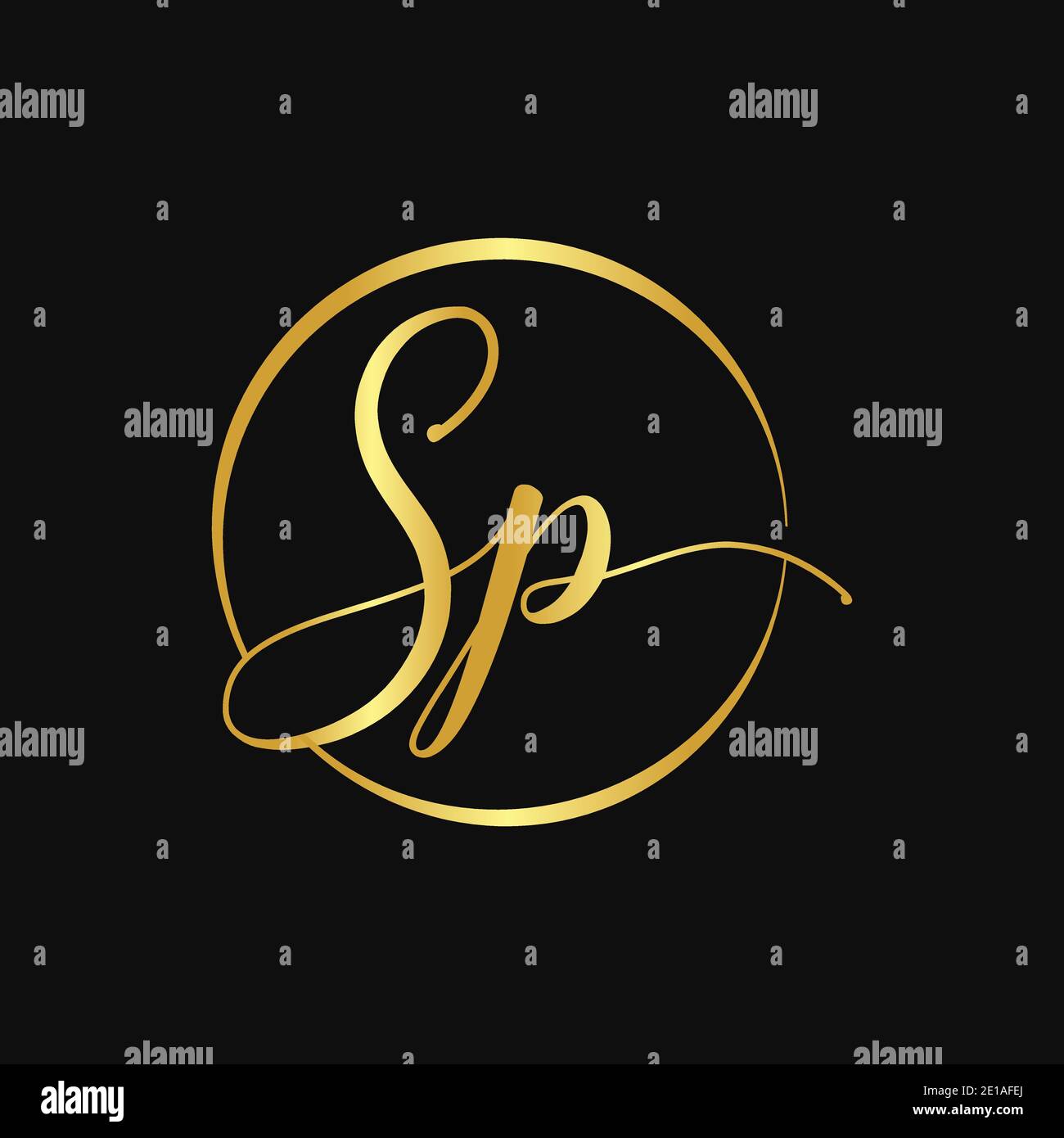 Modèle vectoriel de logo de lettre SP initiale. Résumé script lettre SP ... Modèle vectoriel de logo de lettre SP initiale. Résumé script lettre SP ...