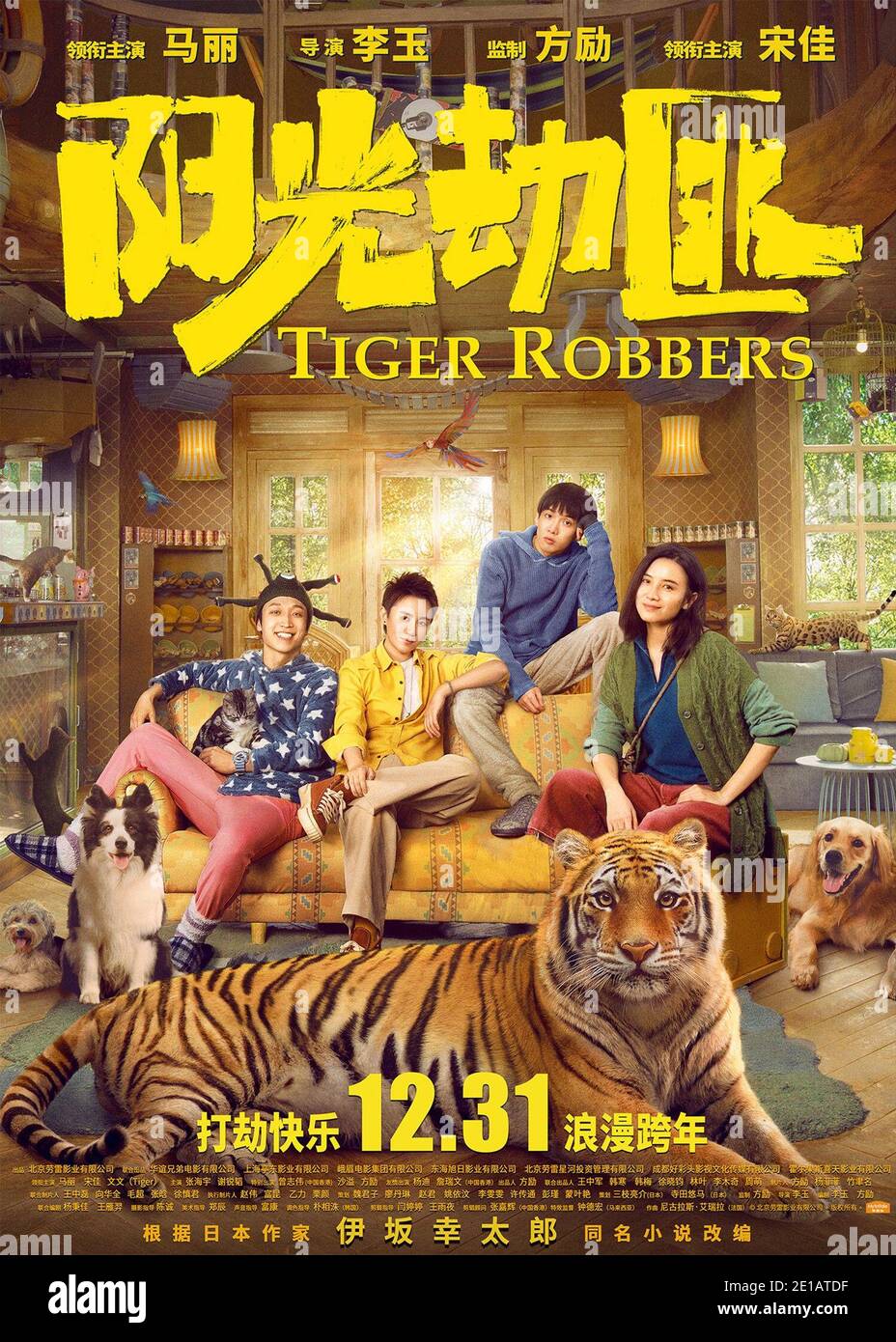 TIGER ROBIN, (alias YANG GUANG BU SHI JIE FEI), affiche de Chine, XIE ...