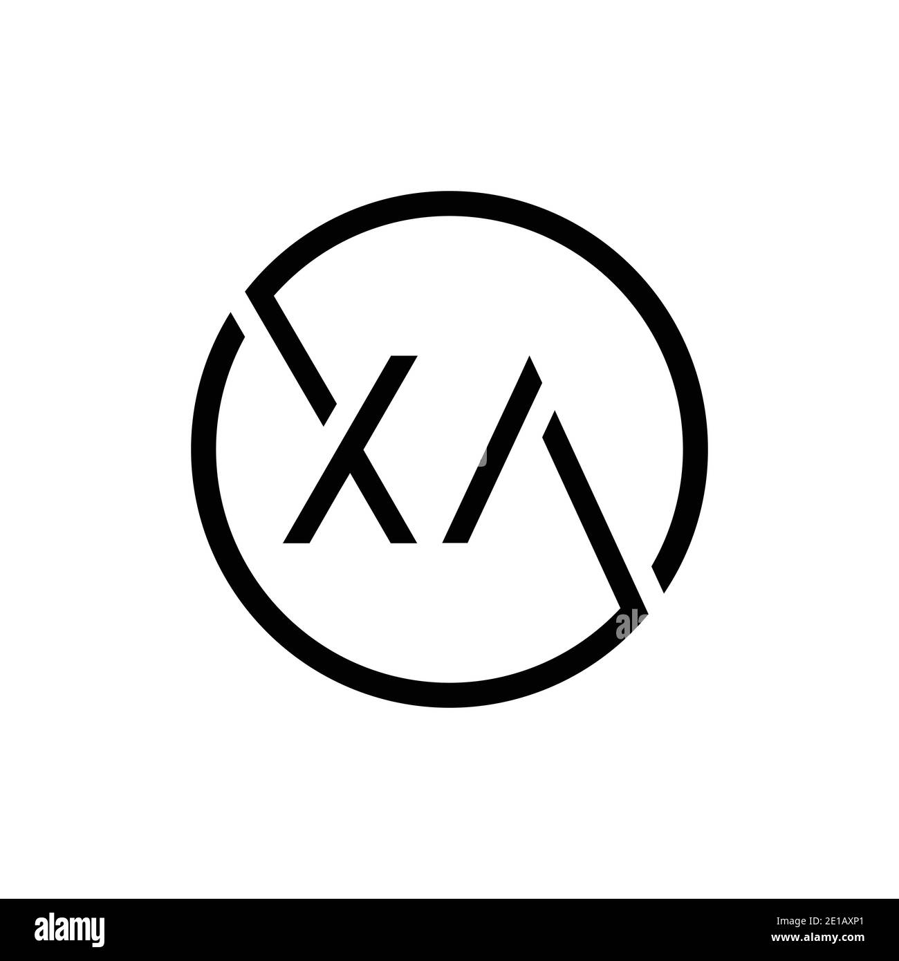 Xa lettre logo Banque de photographies et d’images à haute résolution ...