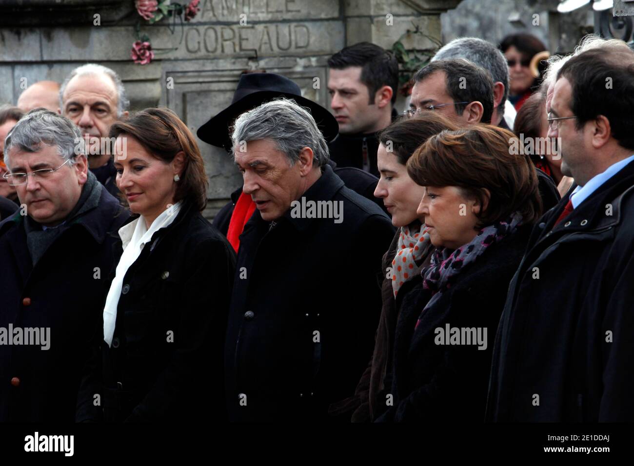 Segolene Royal, fils de François Mitterrand, Gilbert Mitterrand, fille ...