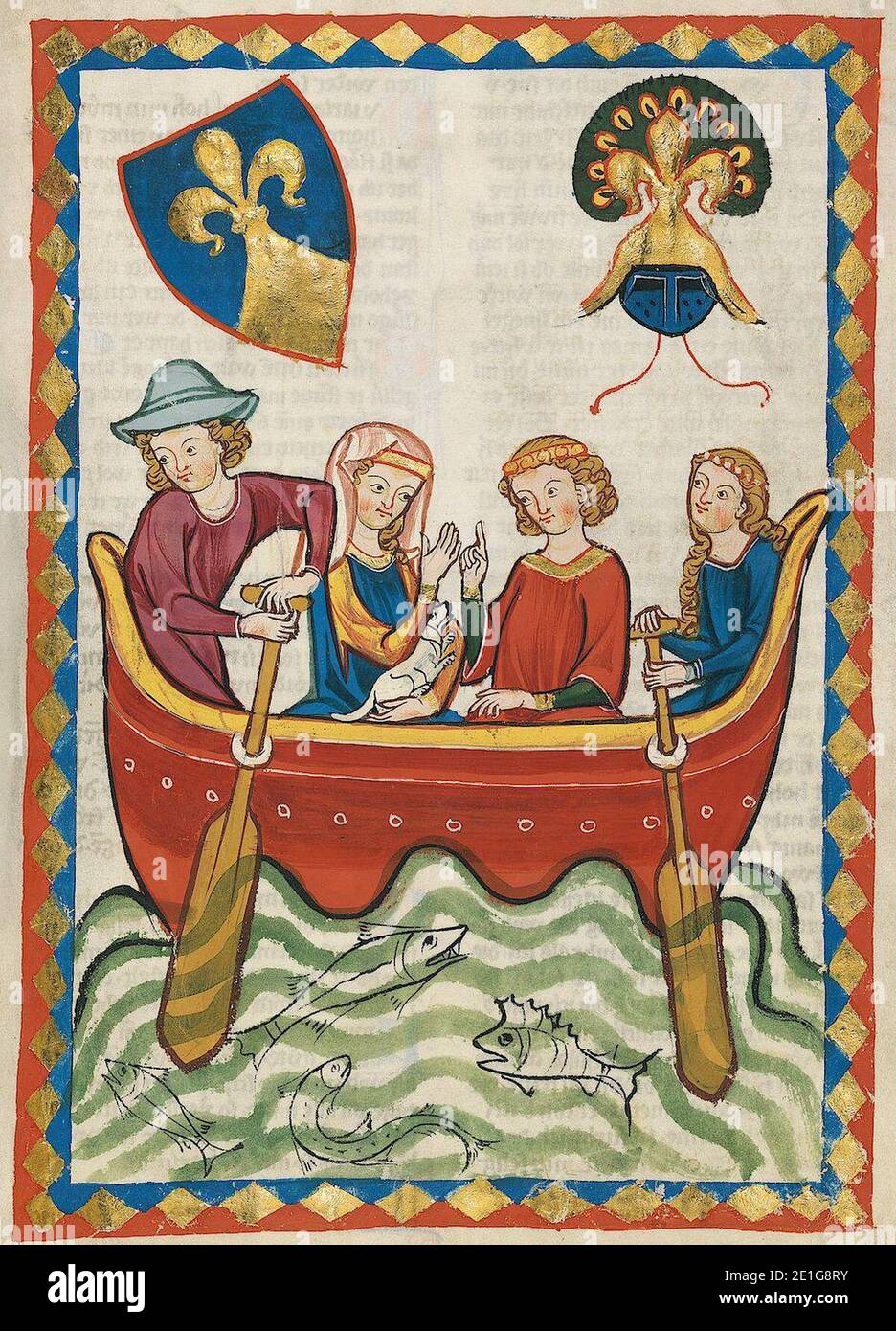 From the codex manesse Banque de photographies et d’images à haute ...