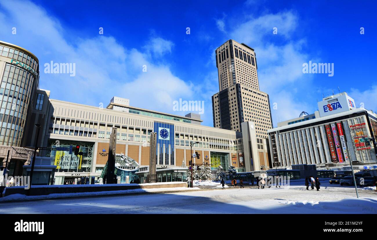Sapporo station Banque de photographies et d’images à haute résolution ...
