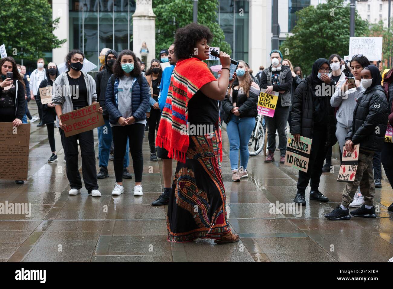 Manchester, Royaume-Uni - juillet 4 2020 : Natasha March, une militante ...