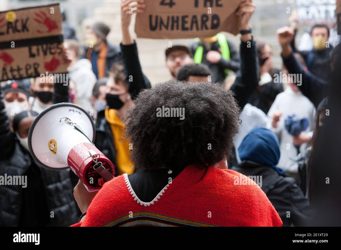 Manchester, Royaume-Uni - juillet 4 2020 : Natasha March, une militante ...