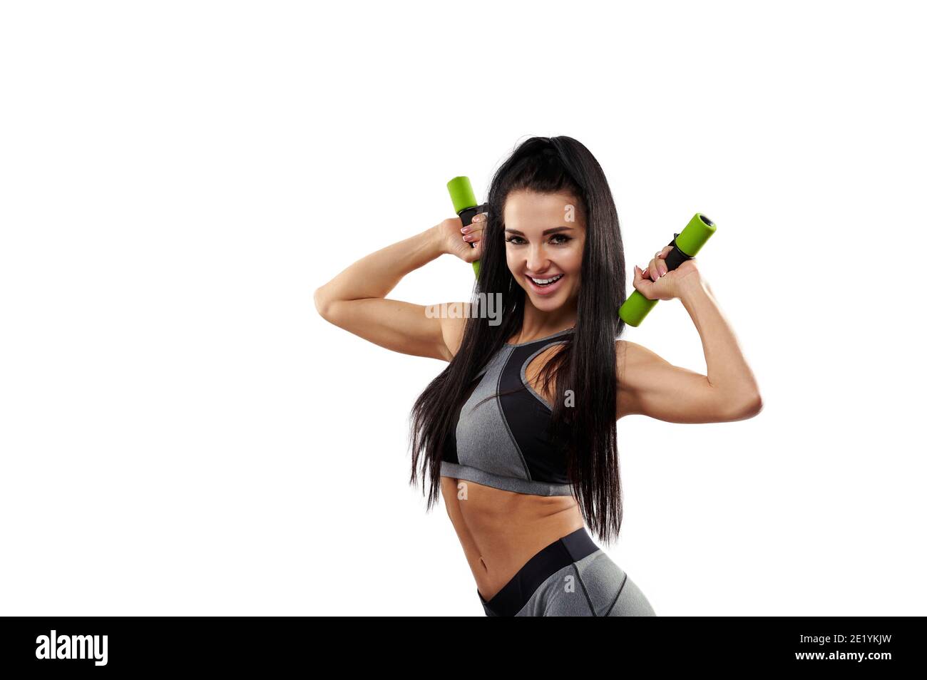 Triceps de pompage Banque d'images détourées - Alamy