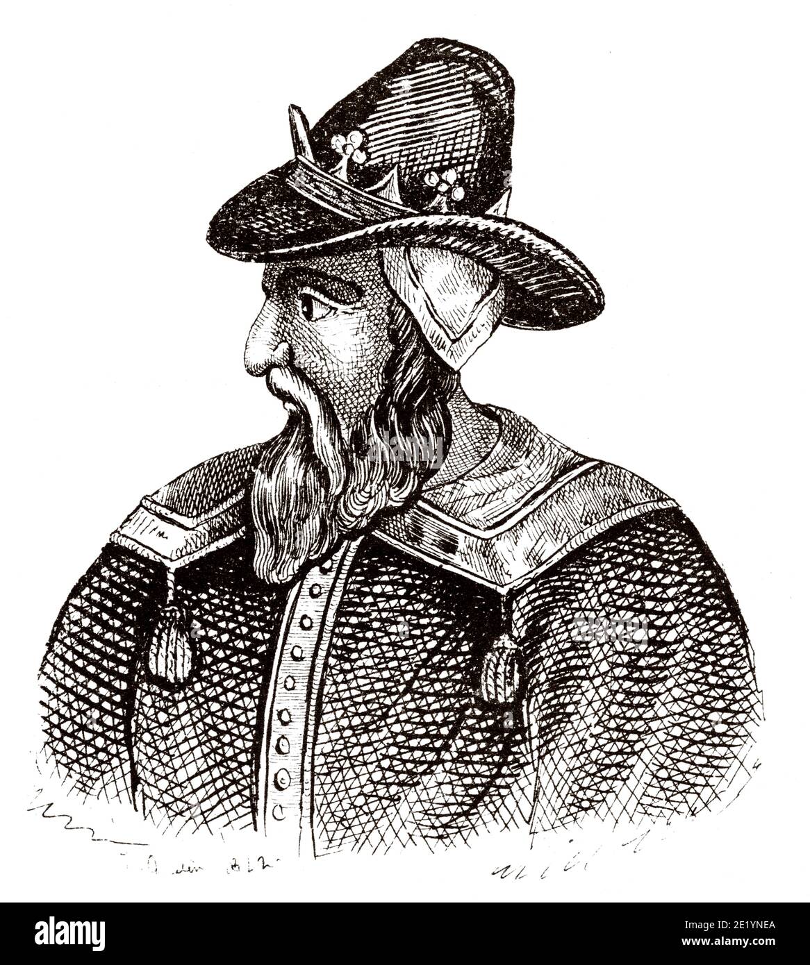 Portrait de Louis IV d'outre-mer (921 - 954). Roi de France de 936 à ...