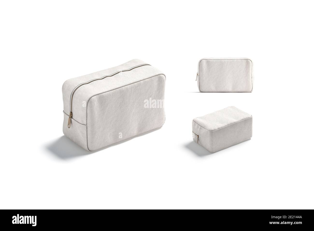 Maquette de poche de dessin de toile vierge, différentes vues, rendu 3d ...