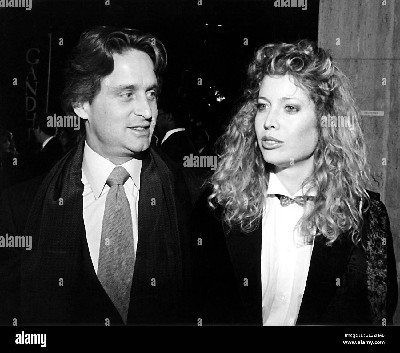Michael douglas and wife diandra Banque de photographies et d’images à ...