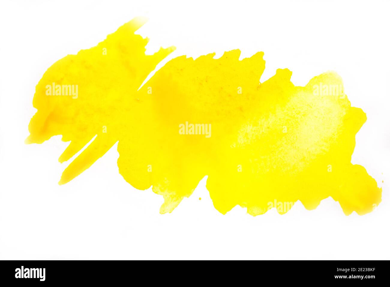 Aquarelle tache jaune Banque de photographies et d’images à haute ...