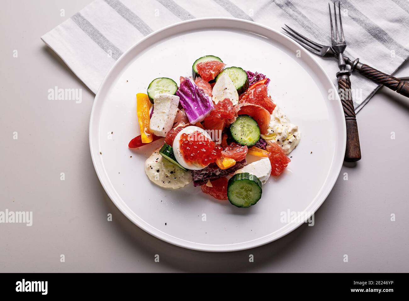 Salade de concombre chinois Banque de photographies et d’images à haute ...