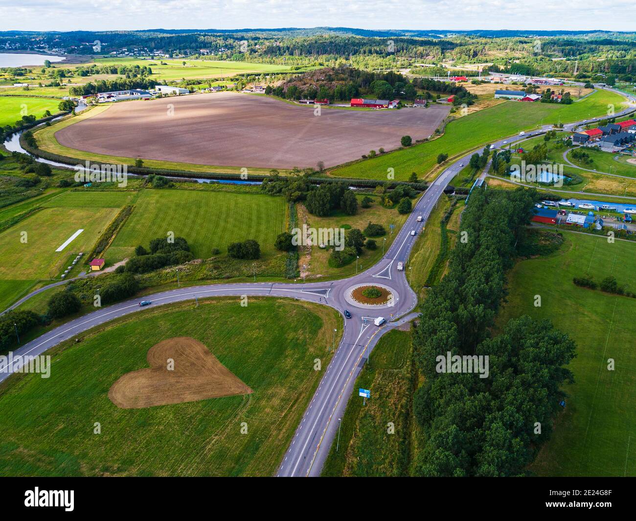 Rond point routier Banque de photographies et d’images à haute ...
