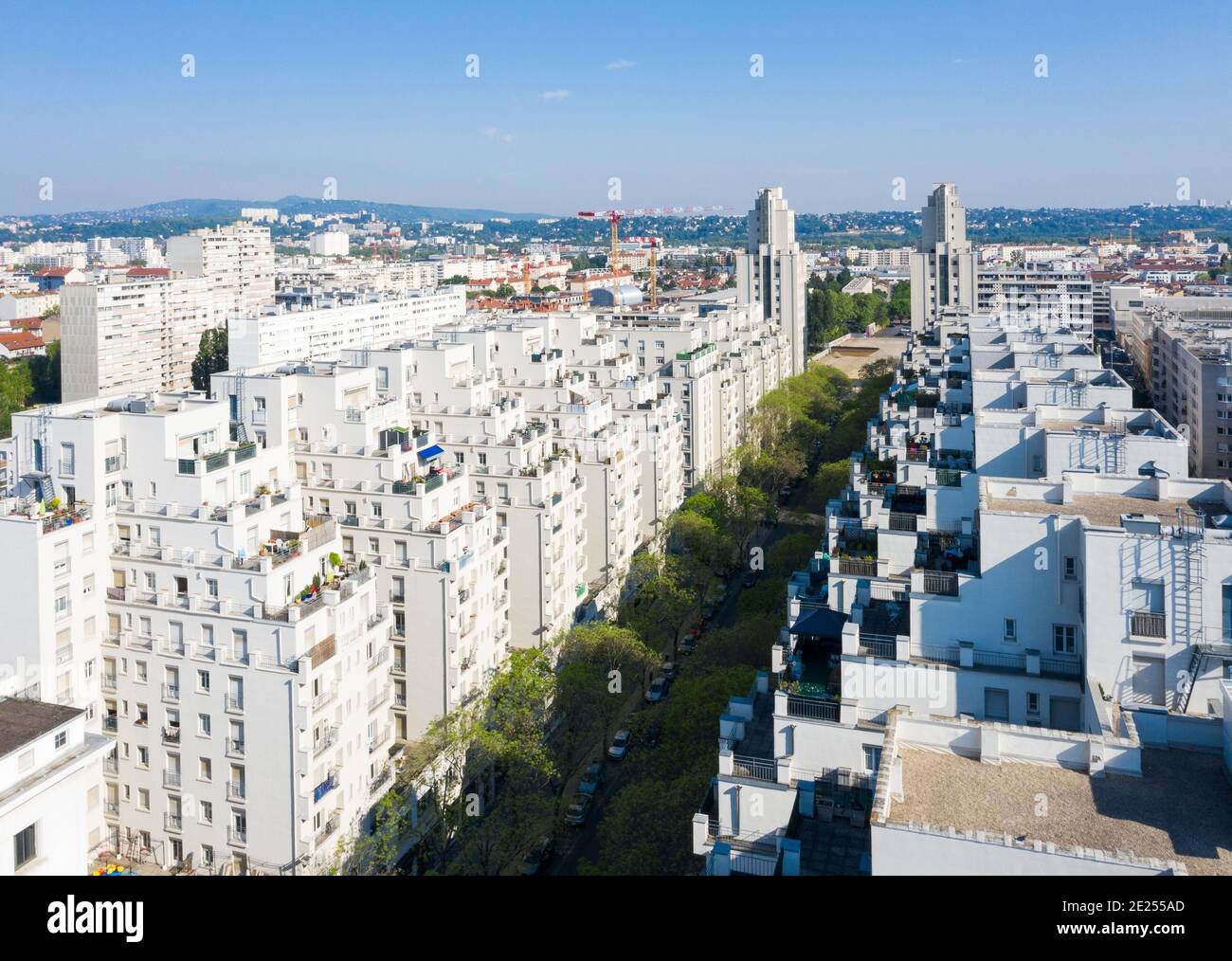Villeurbanne (centre-est de la France): Complexe architectural "les ...