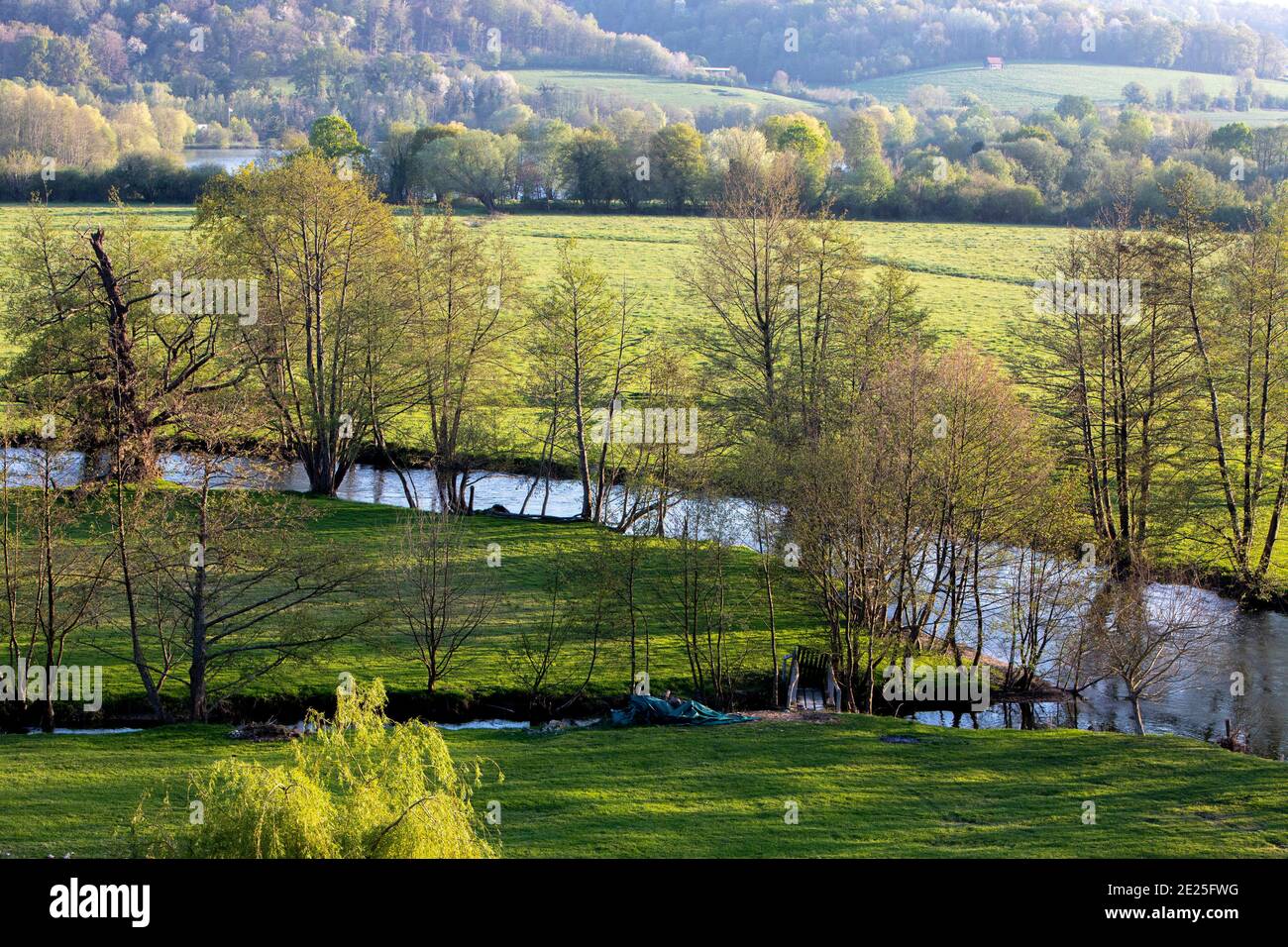 Valley of the risle river Banque de photographies et d’images à haute ...