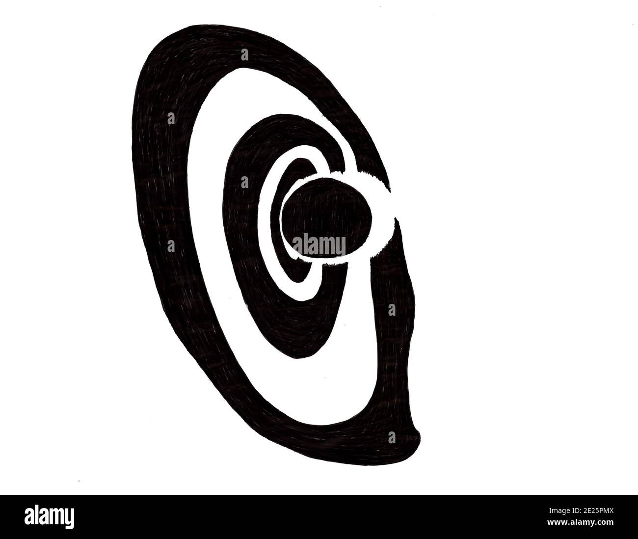 Ondulation dessin Banque d'images détourées - Alamy