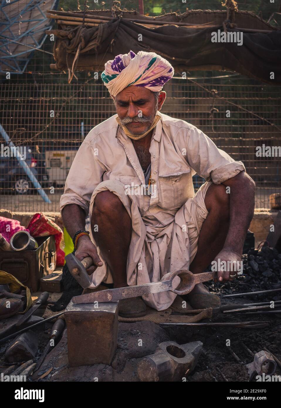 Indian street forge Banque de photographies et d’images à haute ...