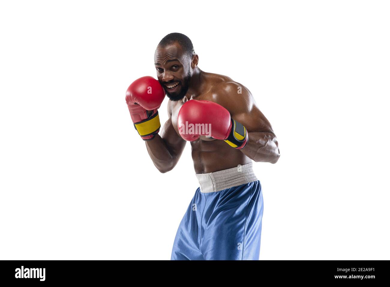 En attente. Drôle, les émotions vives de boxer afro-américain ...